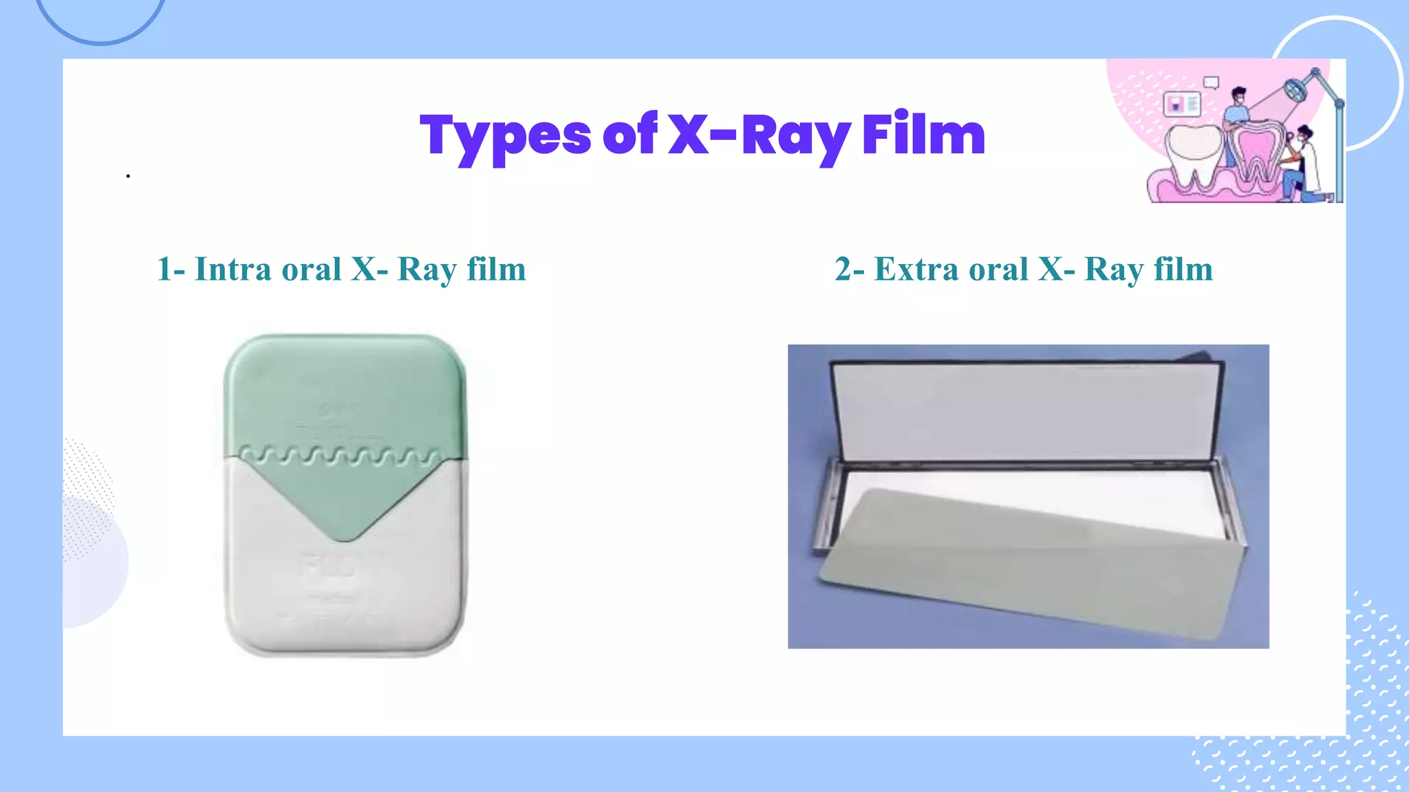 Dental X-Ray Film types and indications. | PPTX