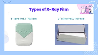 Dental X-Ray Film types and indications. | PPT