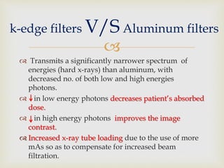 X ray filters | PPTX