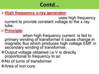 X ray generators | PPTX