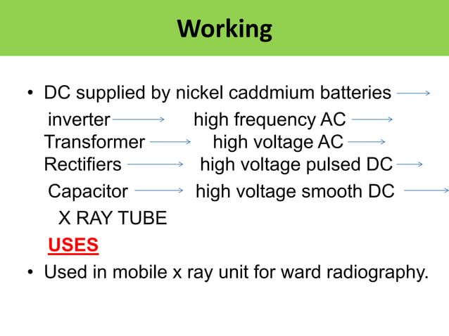 X ray generators | PPTX