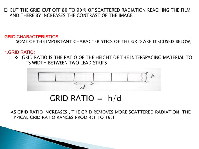 X-RAY GRID BUCKY | PPTX | Chemistry | Science