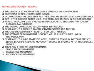 X-RAY GRID BUCKY | PPTX | Chemistry | Science