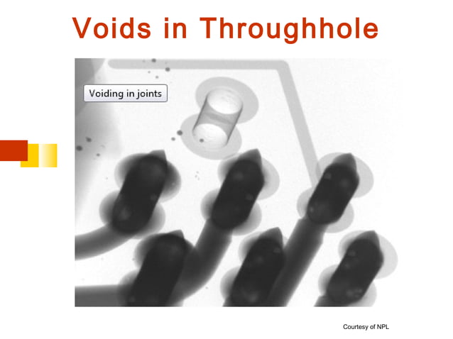 X Ray inspection of Plated Throughhole Devices Using X-Ray