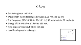X ray lecture 3 | PPT
