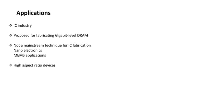 X-ray lithography | PPTX | Physics | Science
