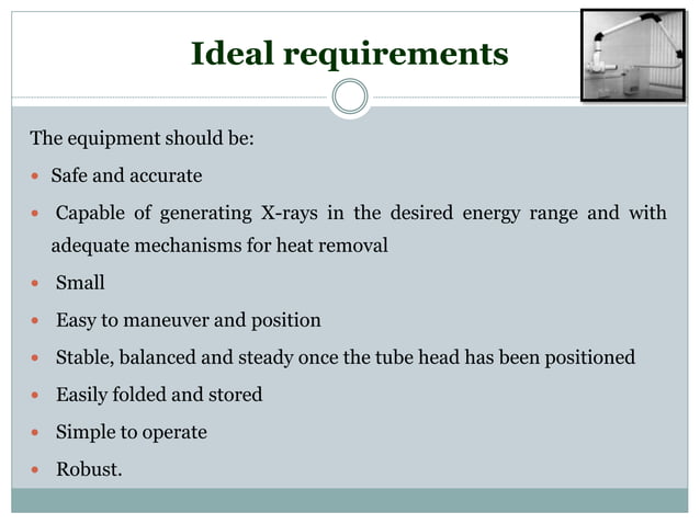 X ray machine- ppt | PPTX