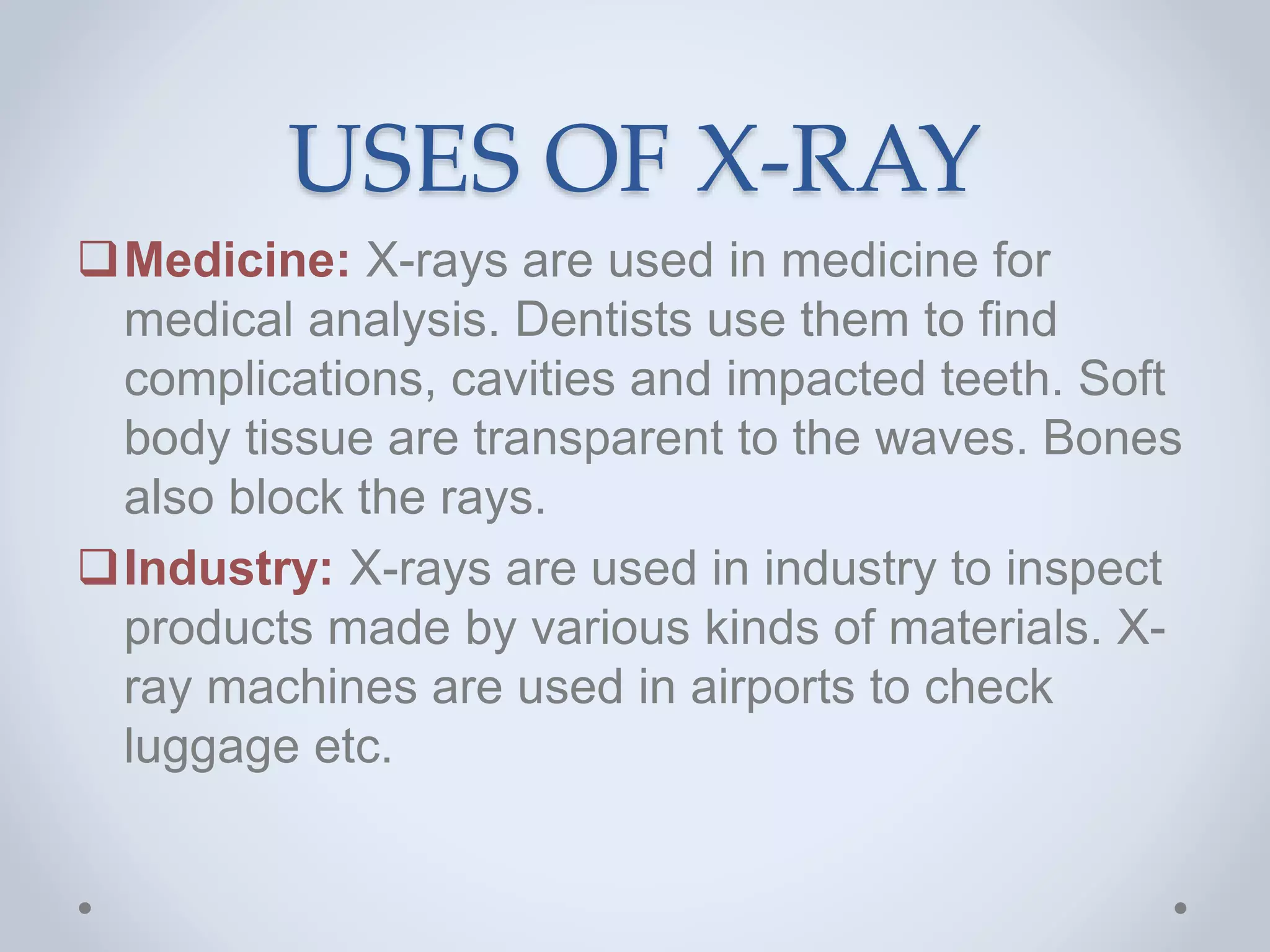 X ray machine l | PPTX