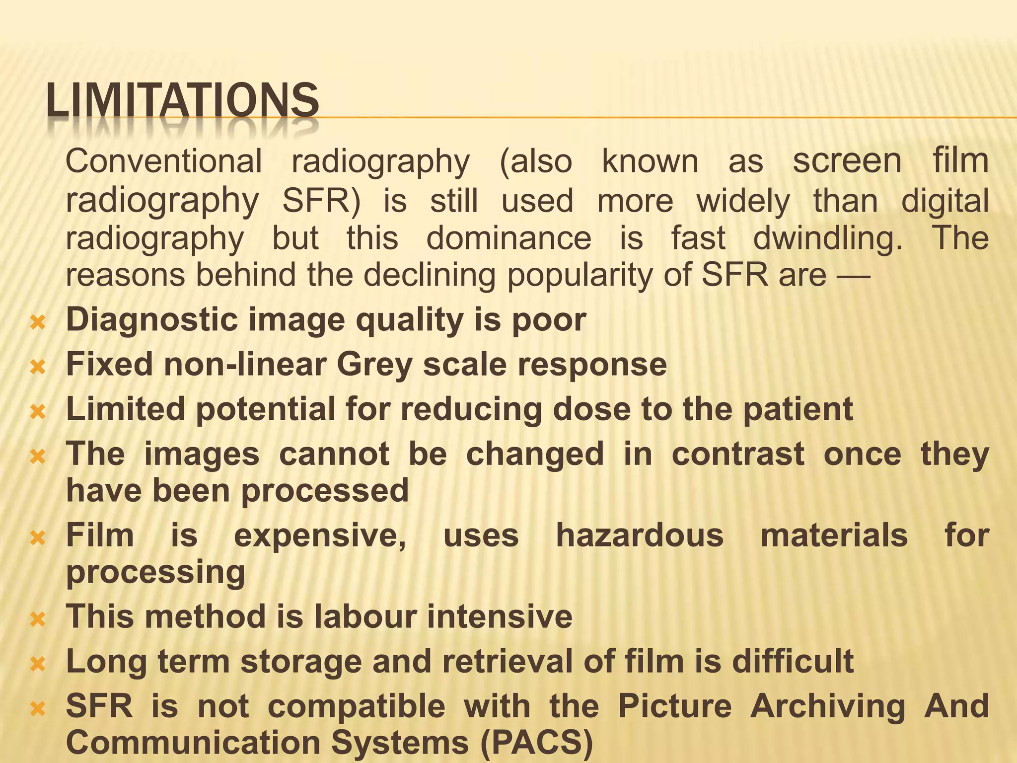 X ray machines - conventional and digital | PPTX