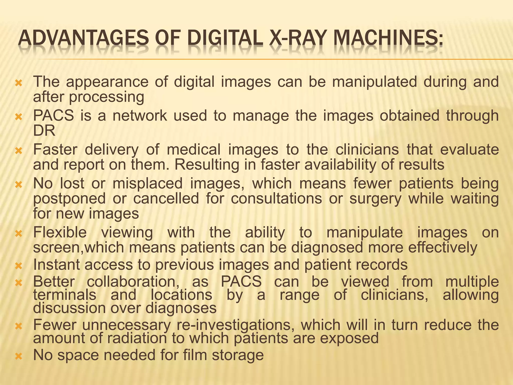X ray machines - conventional and digital | PPTX