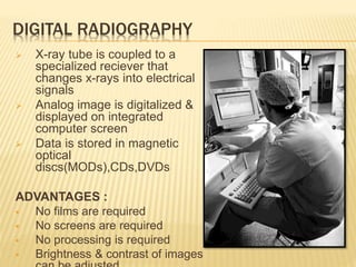 X ray machines - conventional and digital | PPTX