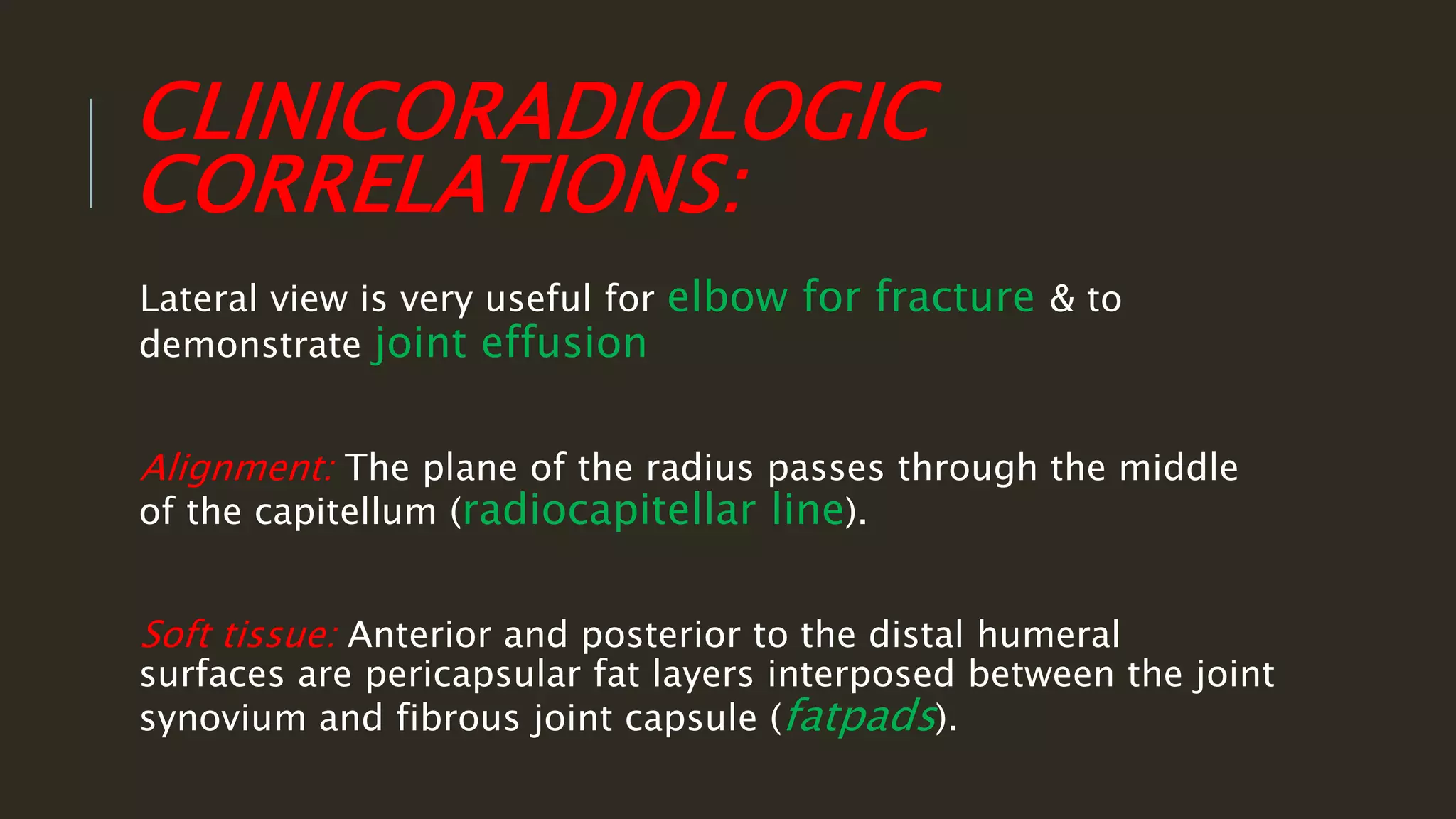 X ray of elbow joint | PPTX
