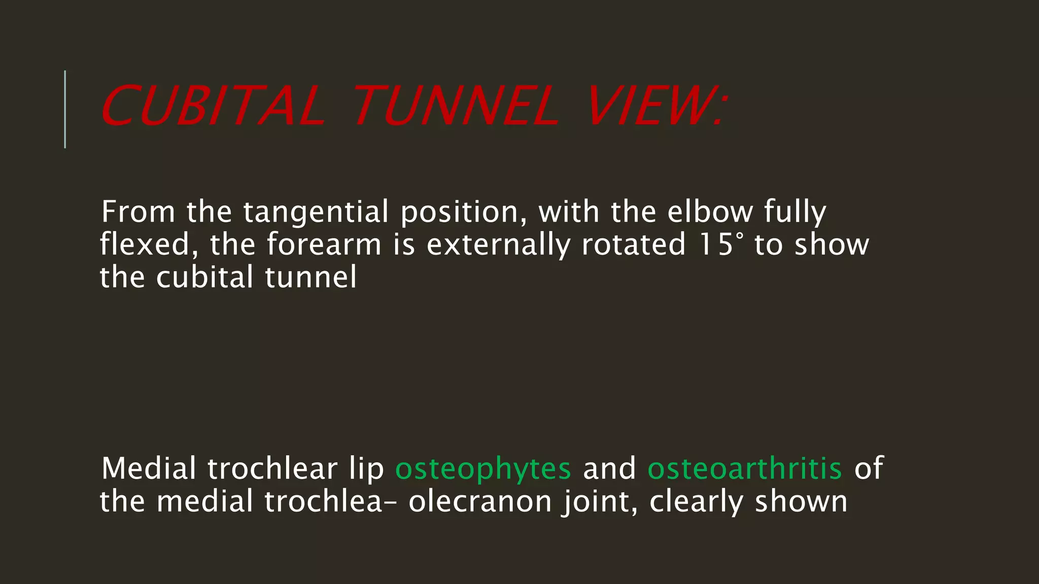 X ray of elbow joint | PPTX