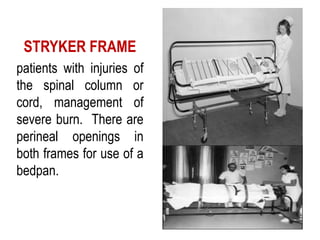 X-RAY , SPECIAL ORTHOPEDIC BEDS | PPTX
