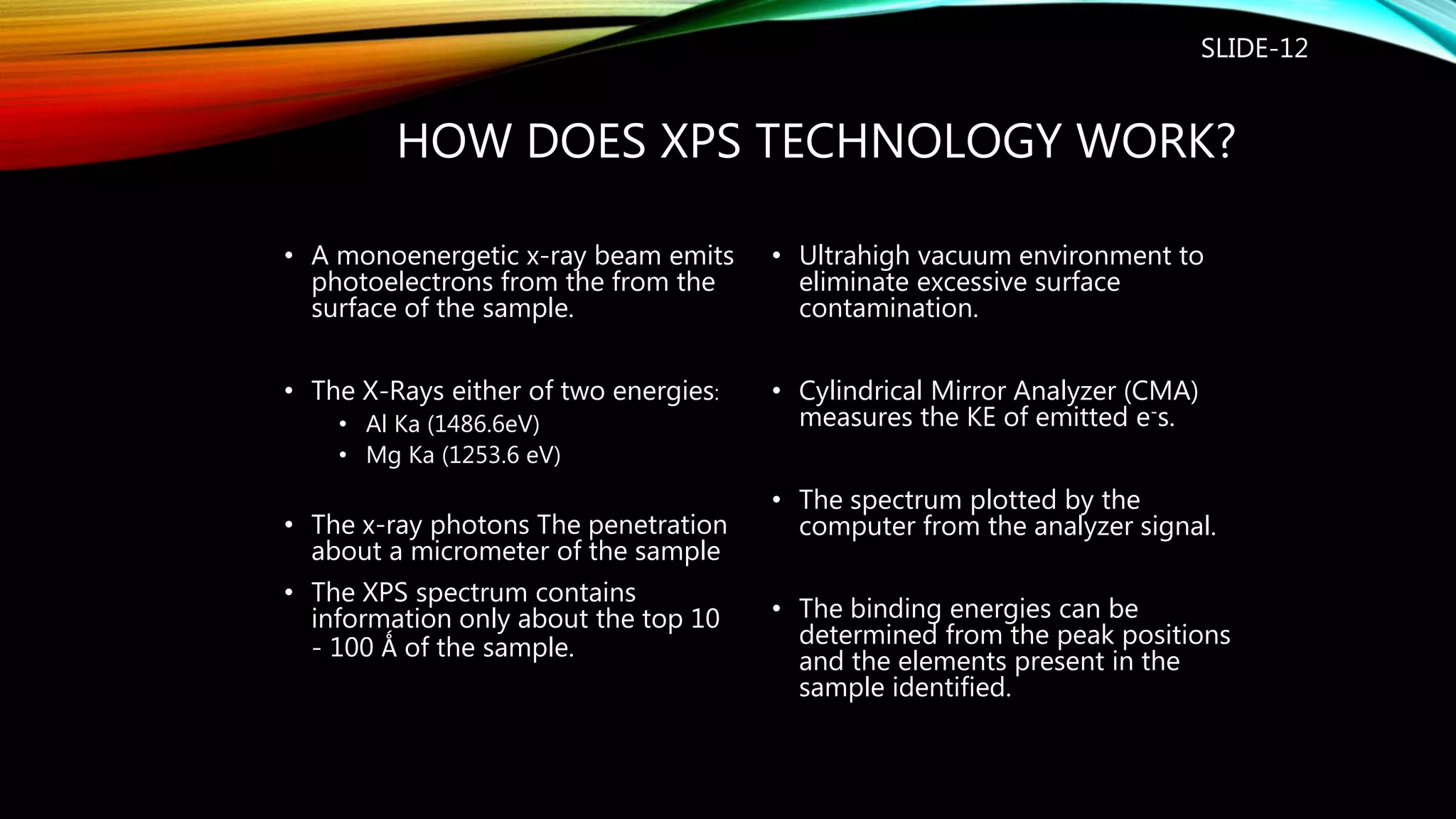 X ray photoelecton spectroscopy | PPTX