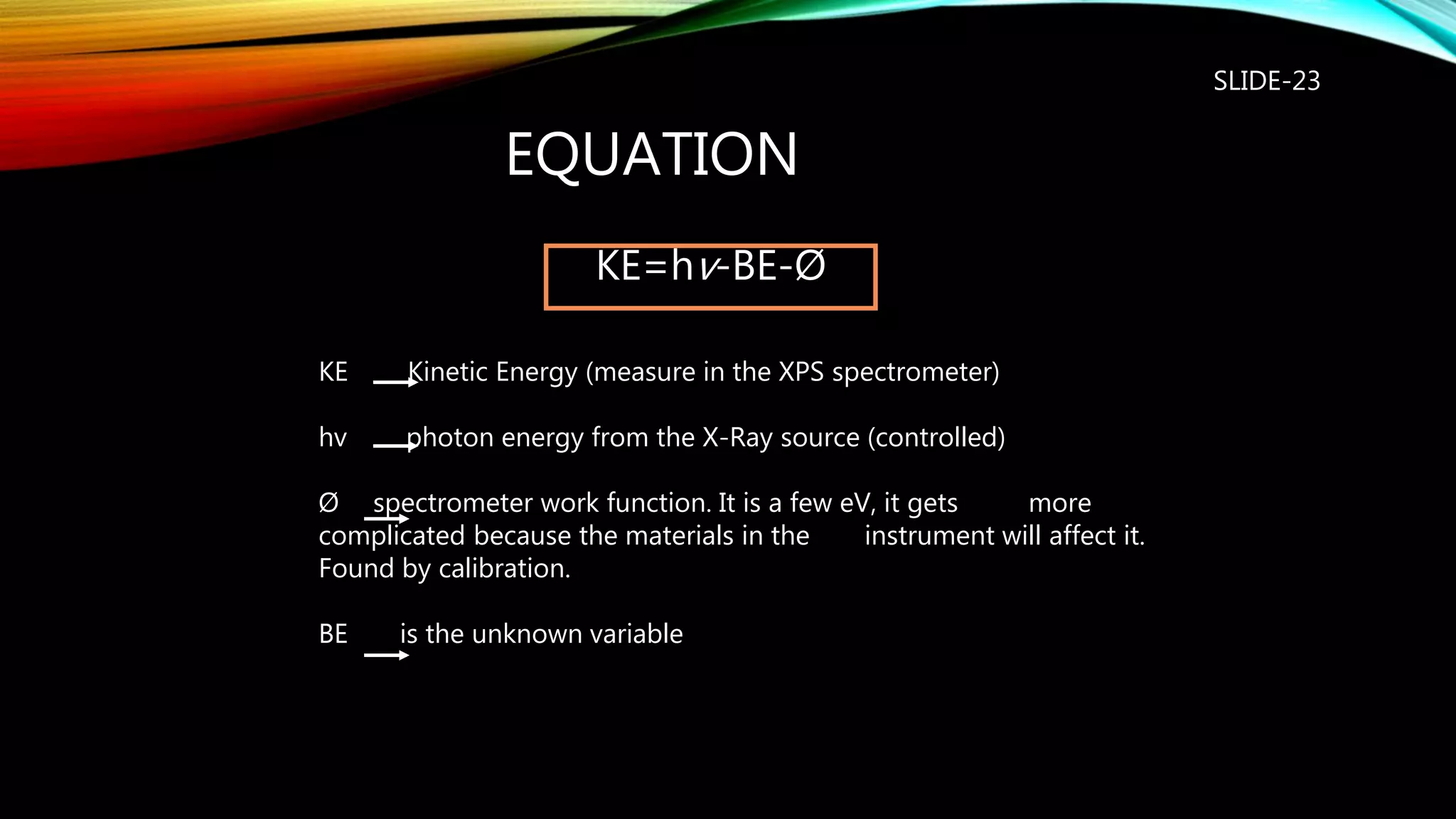 X ray photoelecton spectroscopy | PPTX