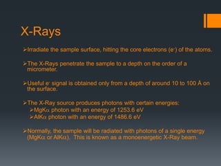 X ray photoelectron spectroscopy | PPT