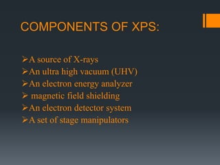 X ray photoelectron spectroscopy | PPT