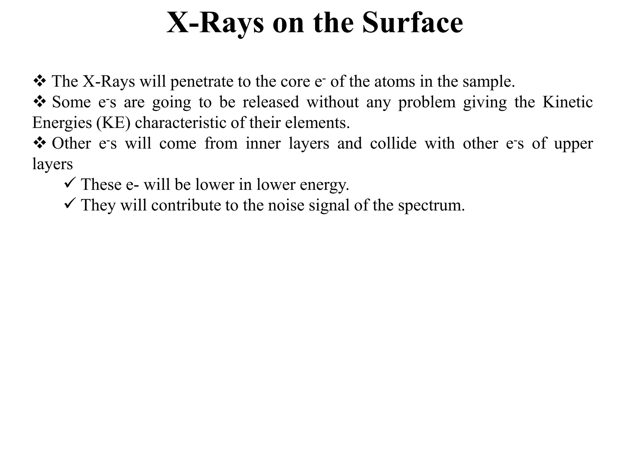 X ray Photoelectron Spectroscopy (XPS) | PDF