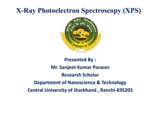 X ray Photoelectron Spectroscopy (XPS) | PDF