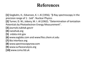 X ray Photoelectron Spectroscopy (XPS) | PDF