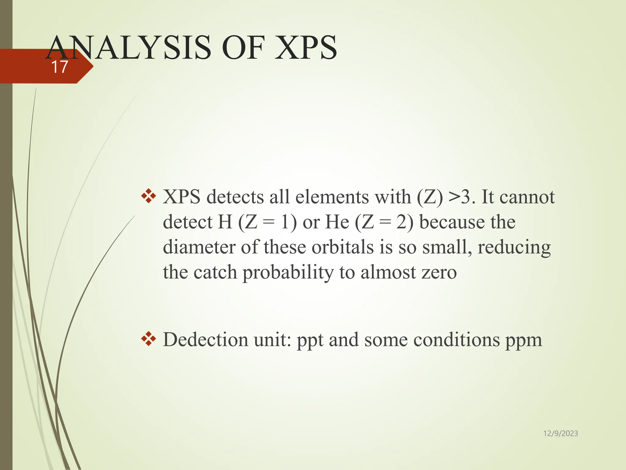 X-Ray Photoelectron Spectroscopy (XPS).pptx | Chemistry | Science