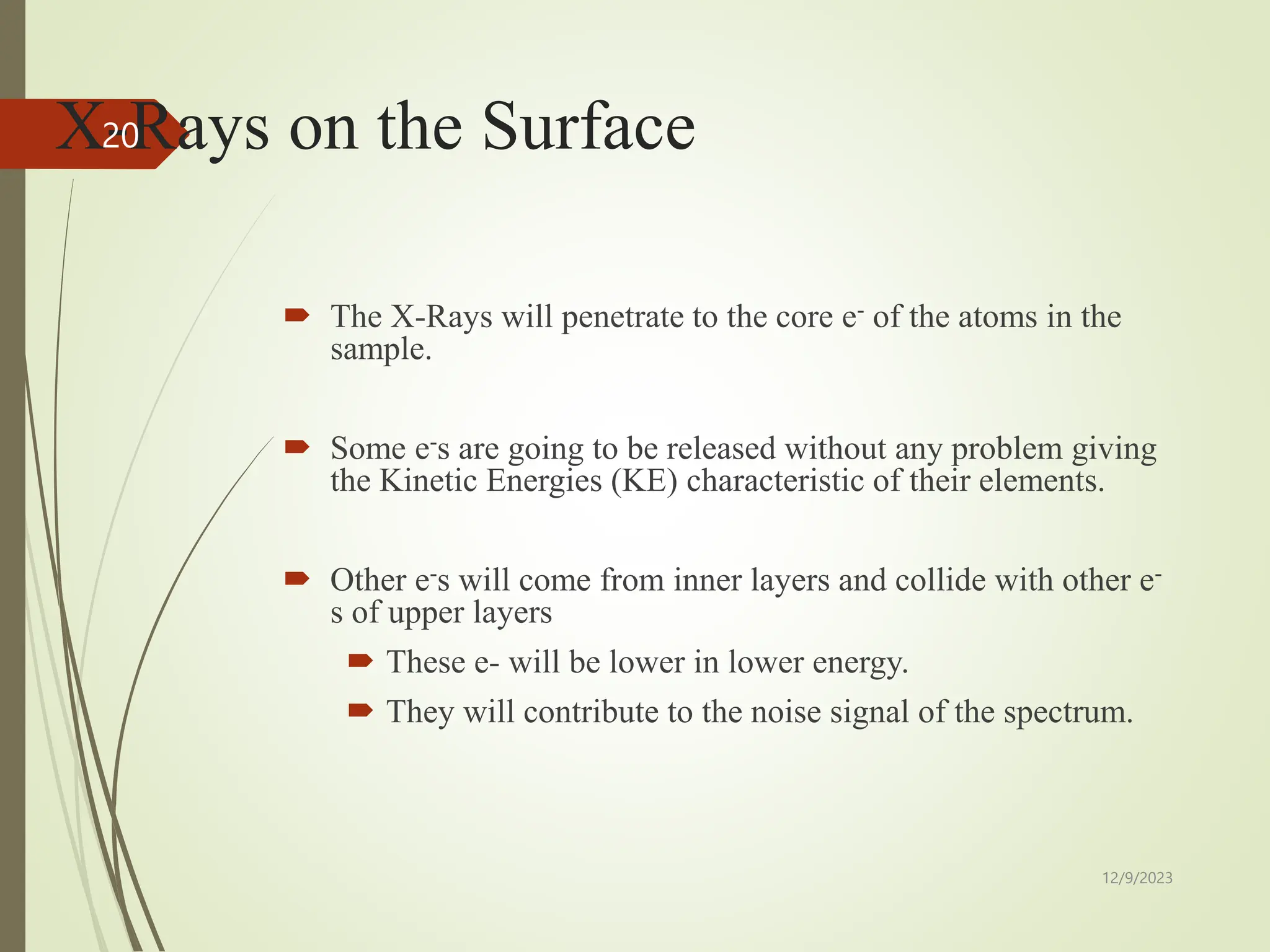 X-Ray Photoelectron Spectroscopy (XPS).pptx | Chemistry | Science