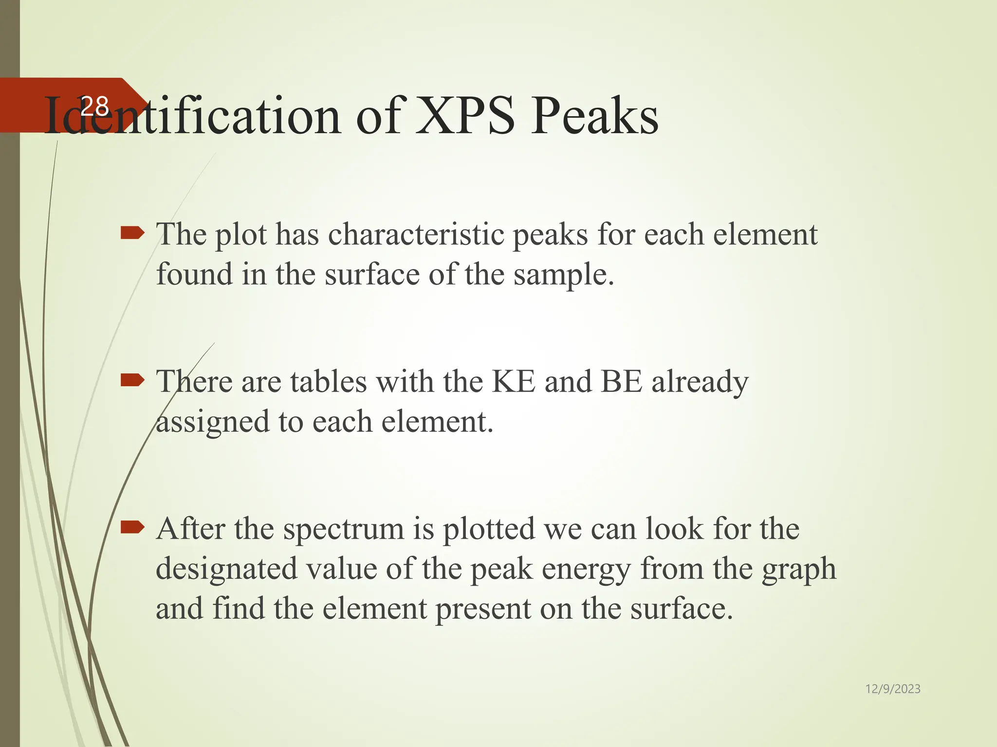 X-Ray Photoelectron Spectroscopy (XPS).pptx | Chemistry | Science