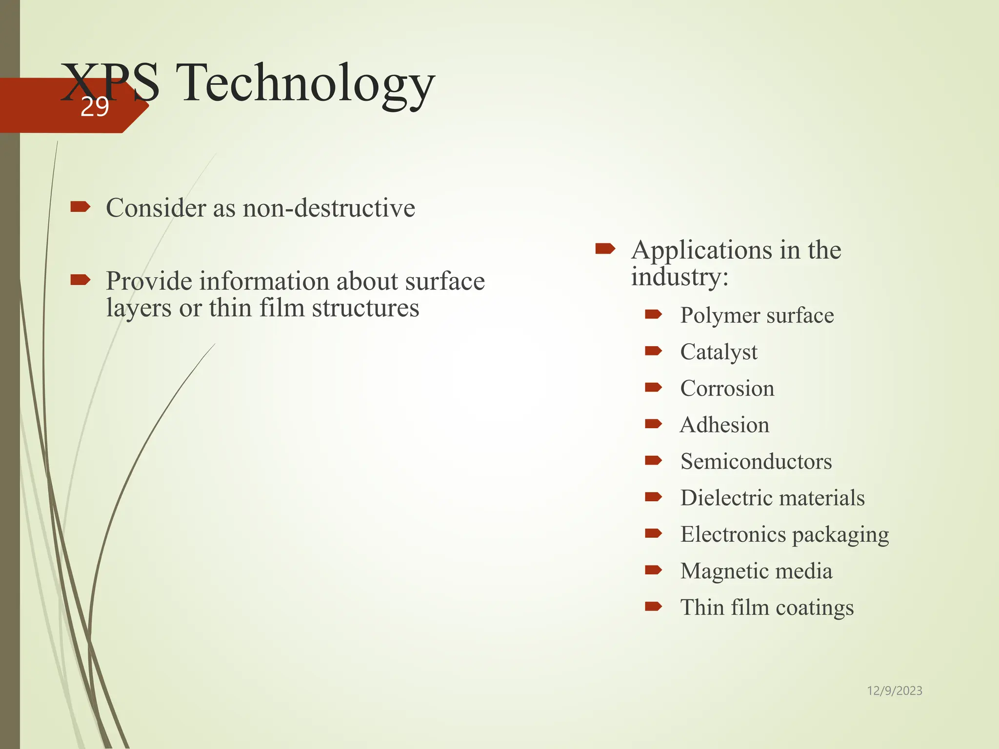 X-Ray Photoelectron Spectroscopy (XPS).pptx | Chemistry | Science