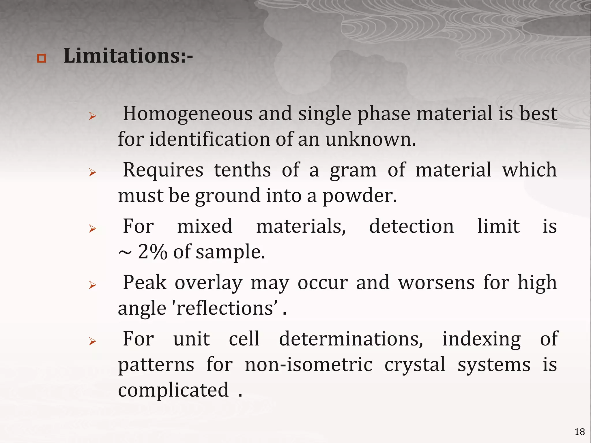 X ray powder diffraction | PPTX