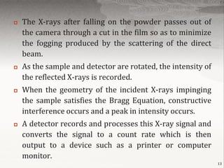 X ray powder diffraction | PPTX
