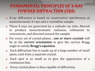 X ray powder diffraction | PPTX