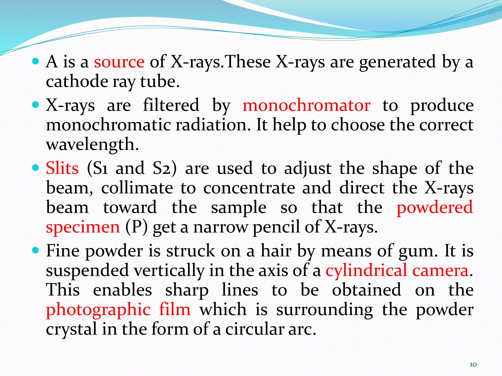 X ray powder diffraction | PPTX