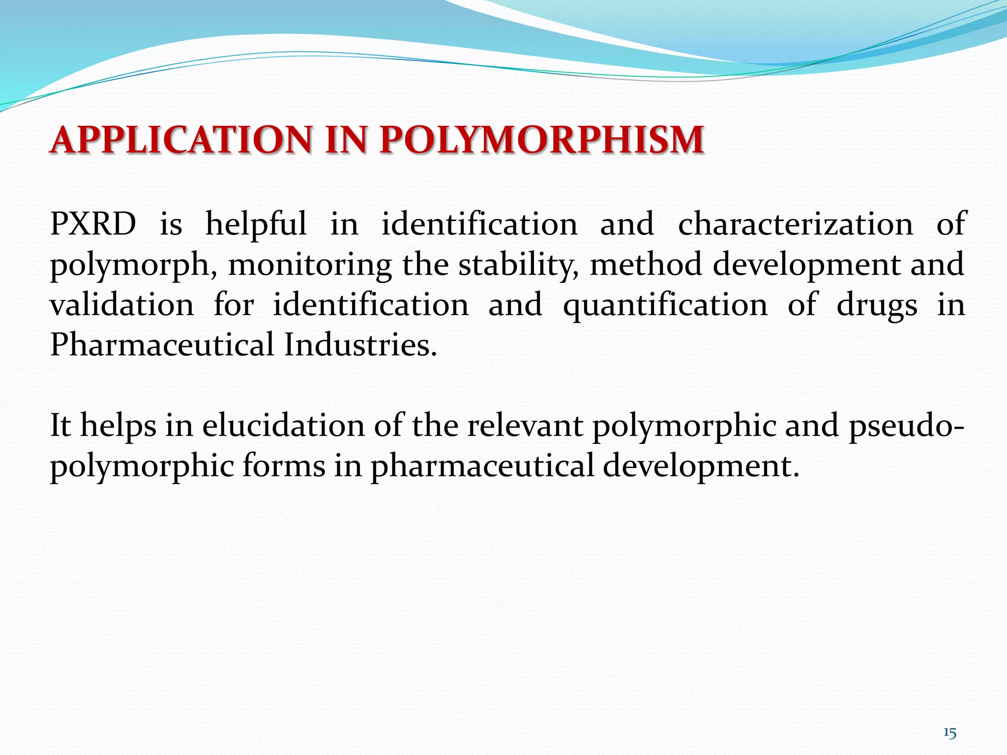 X ray powder diffraction | PPTX