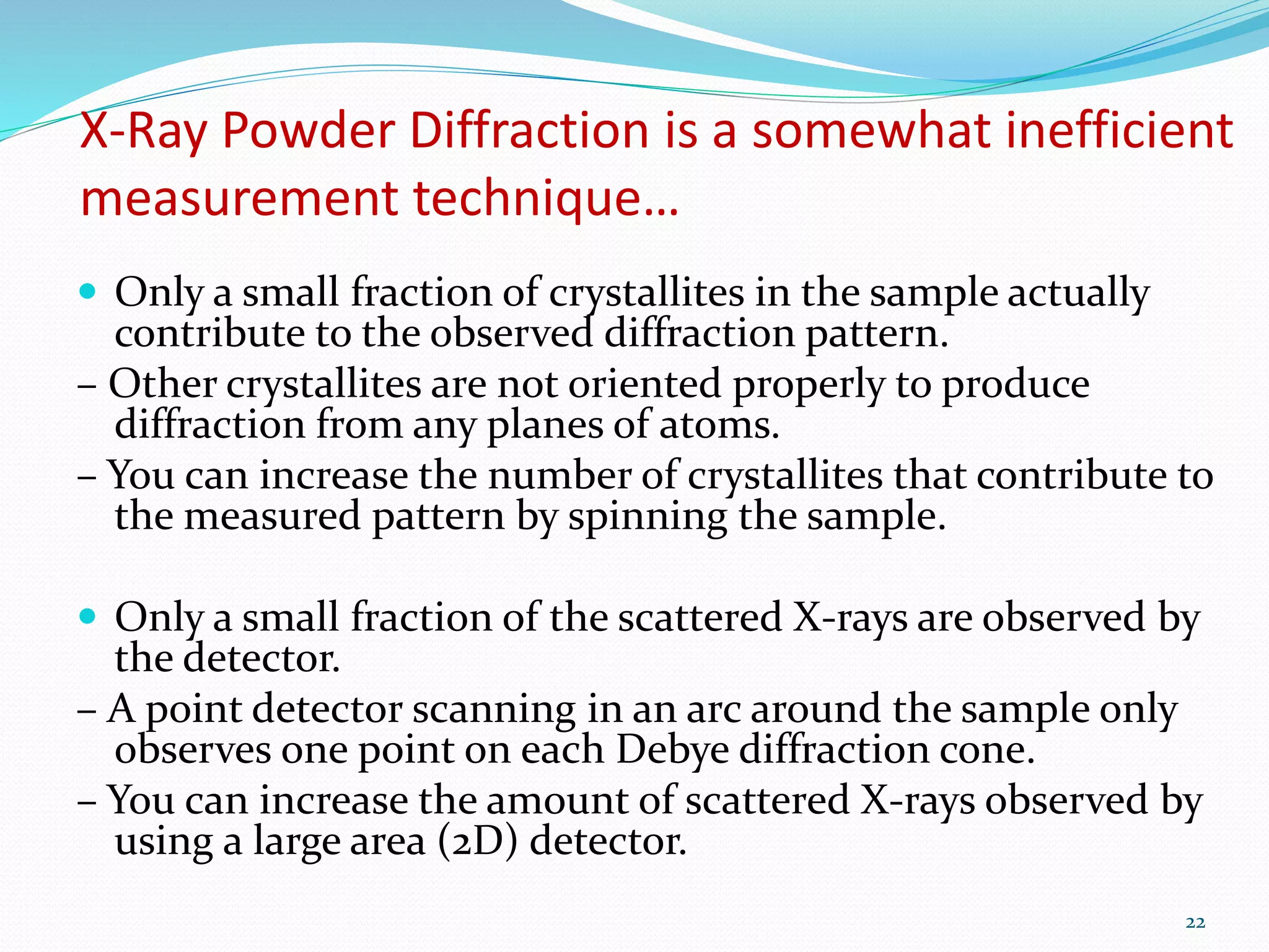 X ray powder diffraction | PPTX