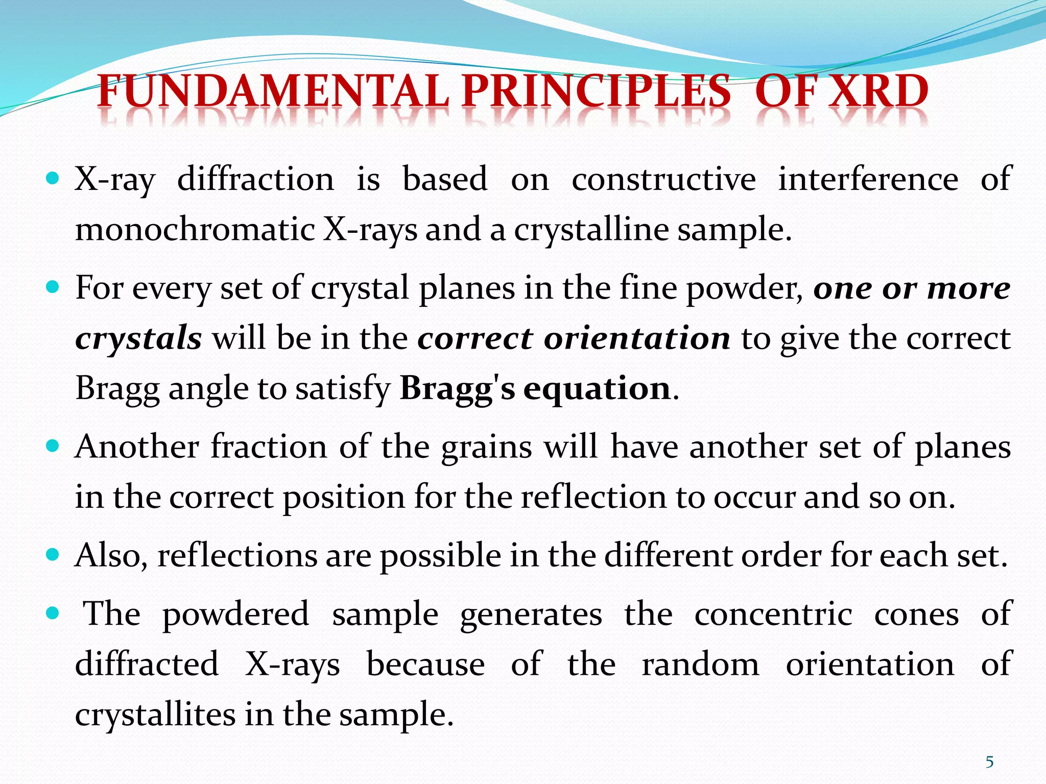 X ray powder diffraction | PPTX