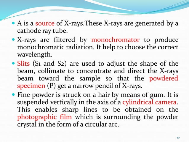 X ray powder diffraction | PPTX | Chemistry | Science