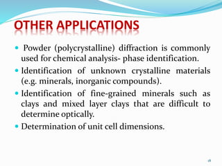 X ray powder diffraction | PPTX