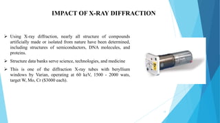 A presentation on X-Ray applications in various fields . | PPTX