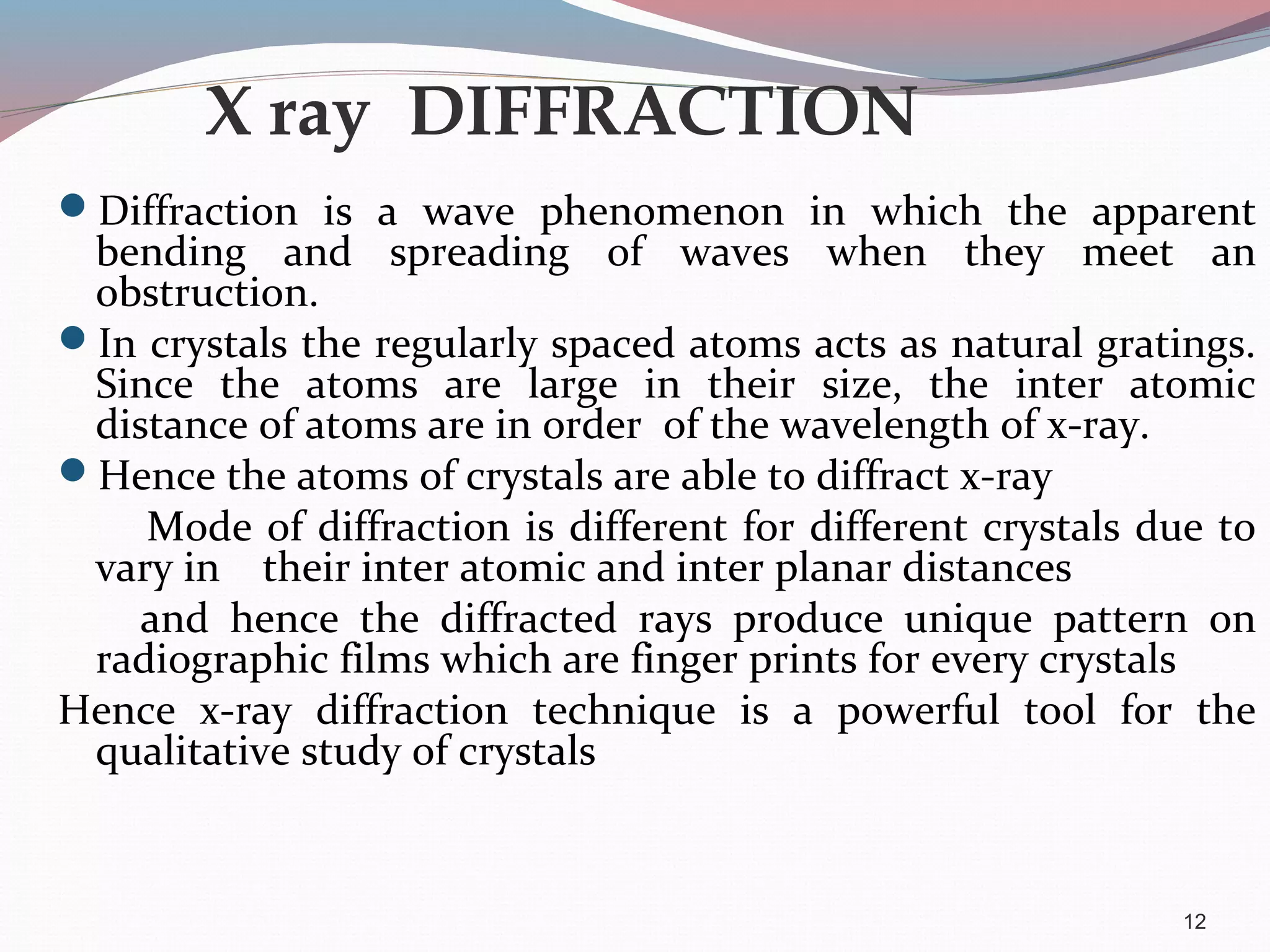 X ray Crystallography | PPT