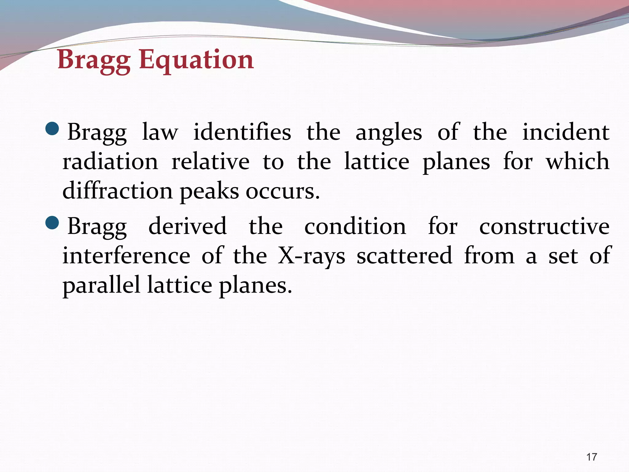 X ray Crystallography | PPT