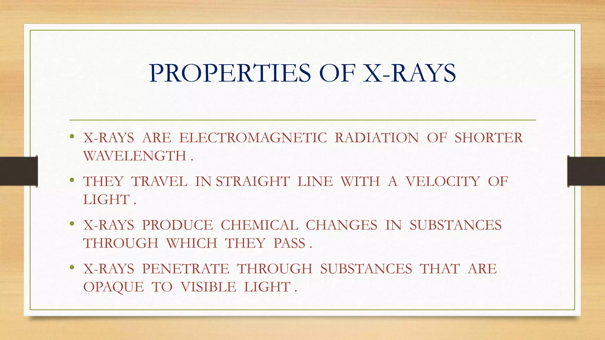 X ray production and construction | PPTX
