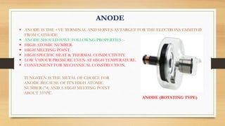 X ray production and construction | PPTX | Chemistry | Science