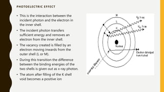 X ray production and interaction | PPTX