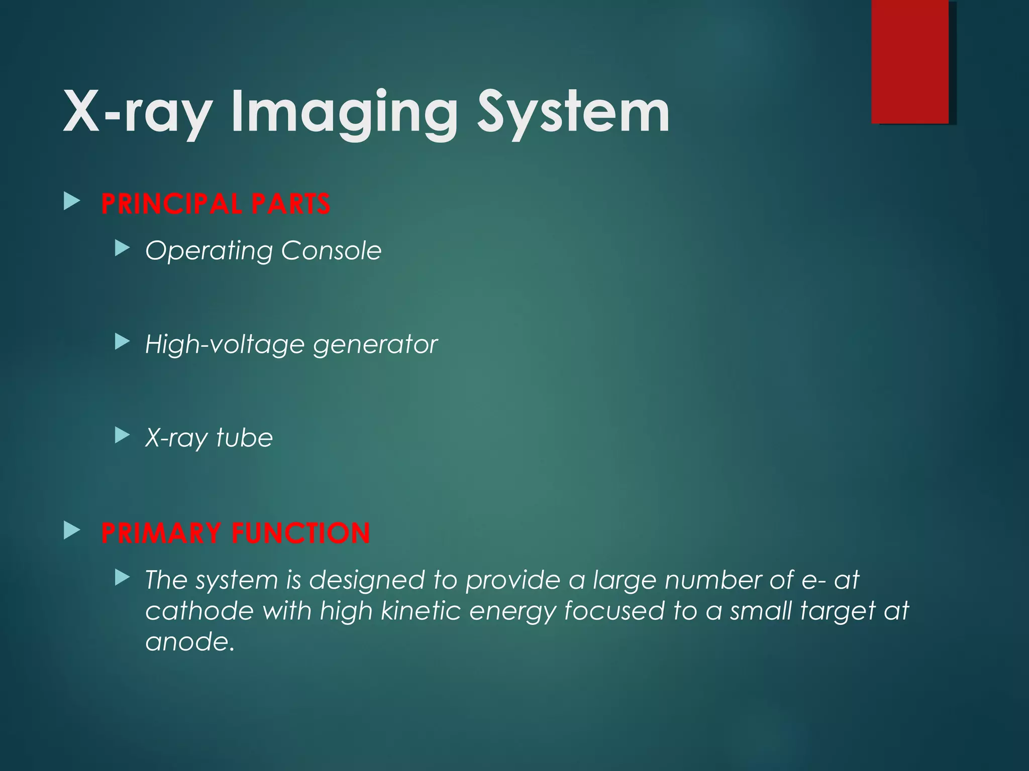 X-ray production & emission | PPT