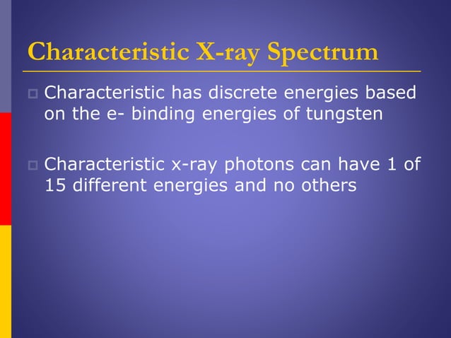 X ray production & emission | PPT