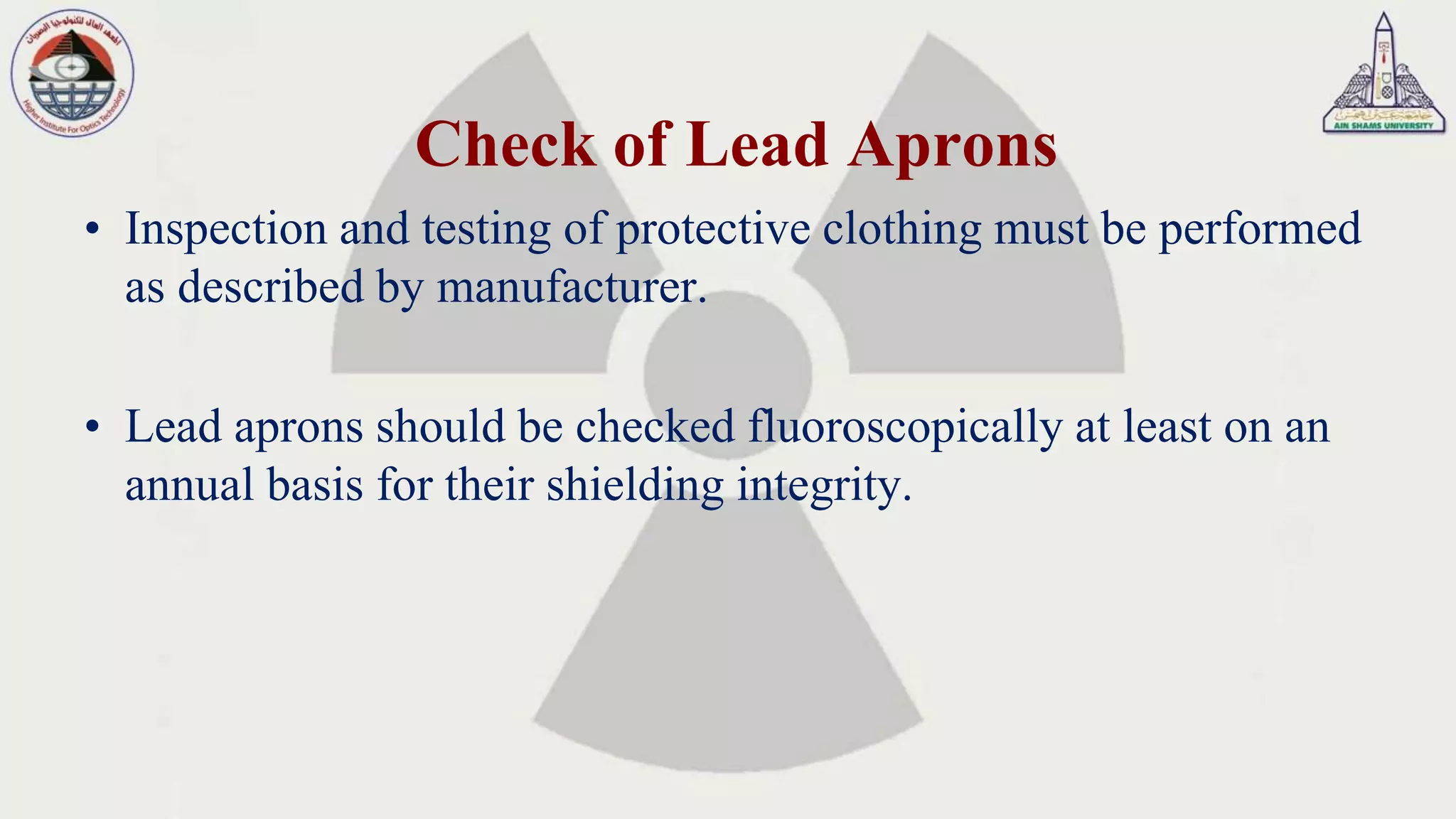 X ray protective aprons | PDF