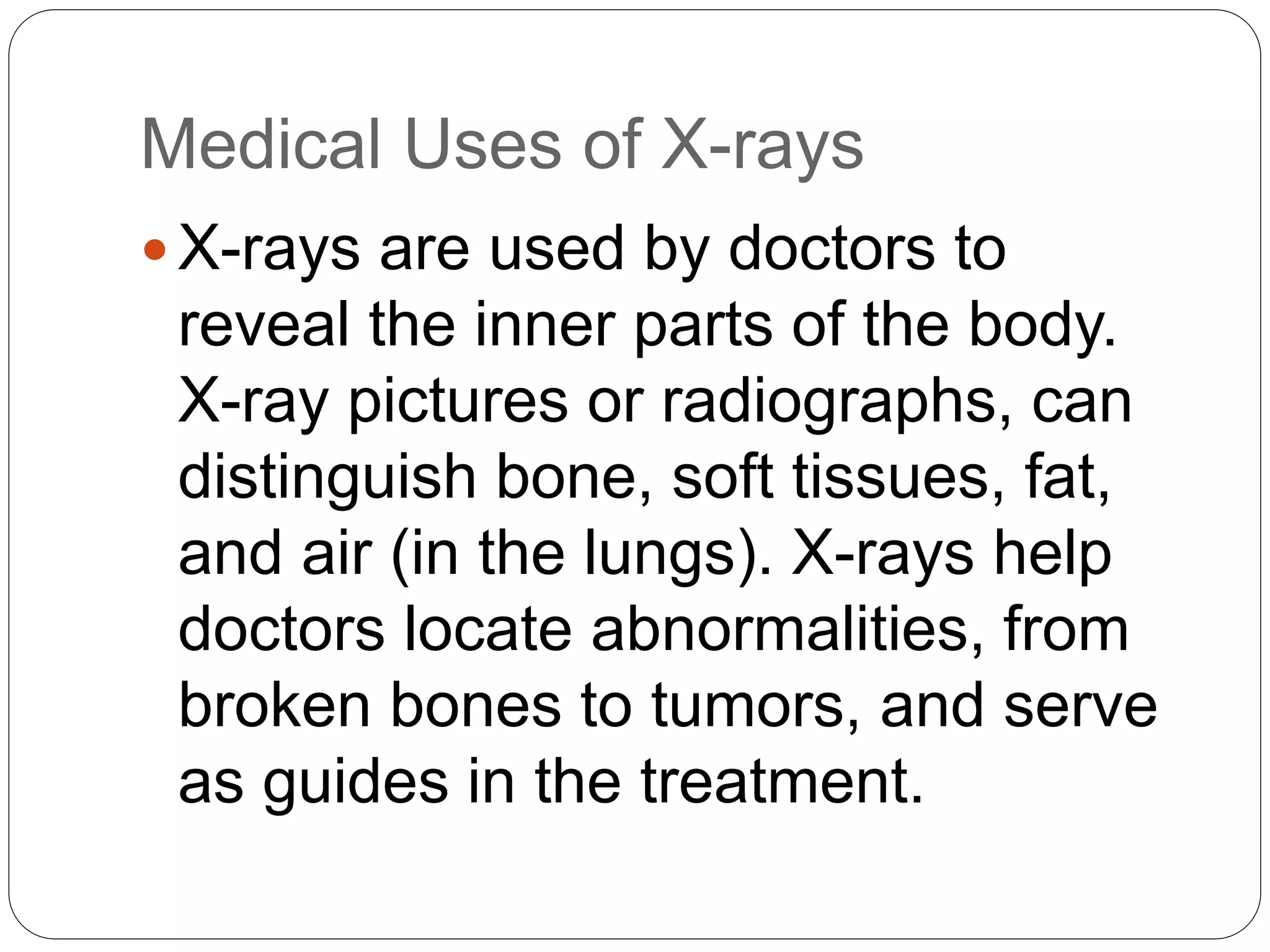 X-RAYS | PPT