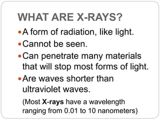 X-RAYS | PPT