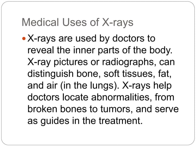X-RAYS | PPT